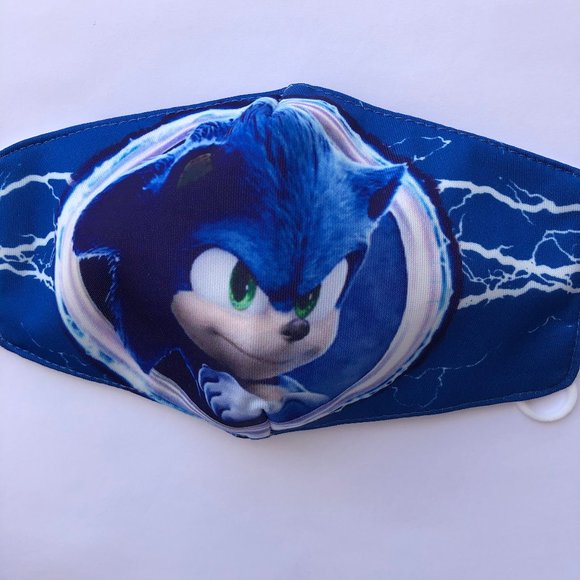 Sega | Accessories | Sonic The Hedgehog Boys Face Mask | Poshmark